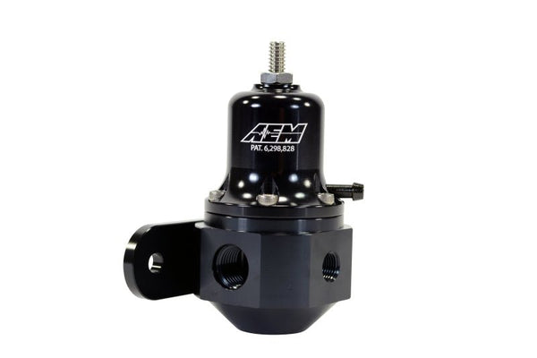 AEM High Capacity Universal Black Adjustable Fuel Pressure Regulator ...