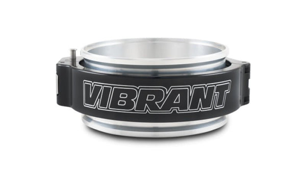 Vibrant 4in O.D. Aluminized HD 2.0 Clamp Assembly - Anodized Black ...